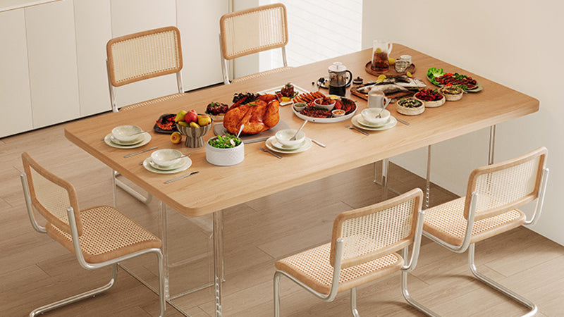 JASIWAY Japandi Floating Dining Table: Where Style Meets Functionality – JASIWAY Furniture