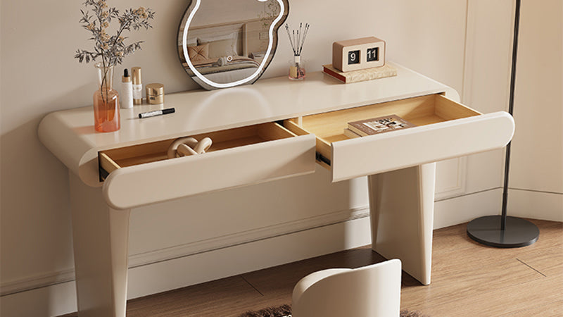 JASIWAY Cream - Style Vanity Table: Where Elegance Meets Functionality ...