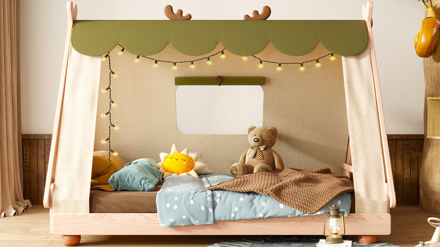 JASIWAY Creative Treehouse Tent Kids Bed: Where Imagination Meets Comf ...