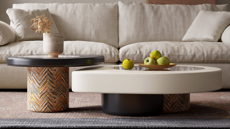 Unveiling the Cream Style Coffee Table Combo: A Blend of Artistry and ...