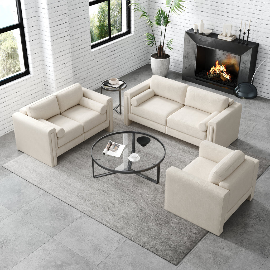 JASIWAY Modern Modular Sectional Sofa with Two Fabric Options – JASIWAY ...