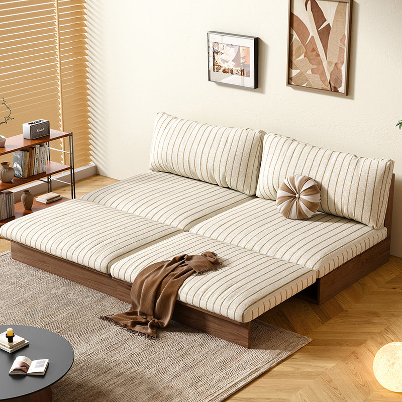 JASIWAY 100% Solid Wood Frame Modular Sofa Bed – Flexible Size & DIY C ...